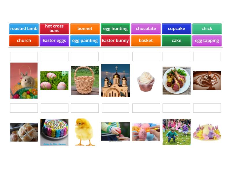 Easter vocabulary - Match up