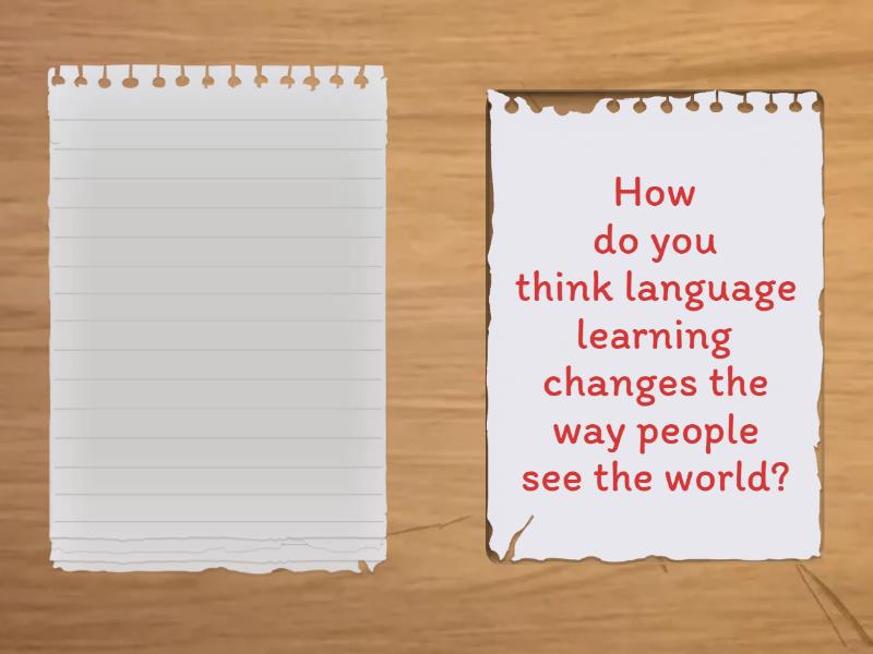 Getting to know each other! - Speaking cards