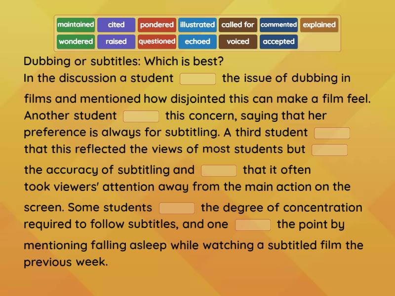 Speakout C1-C2 Unit 2B - Completar la frase