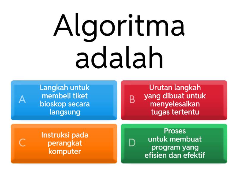 Algoritma dan Pemrograman - Quiz
