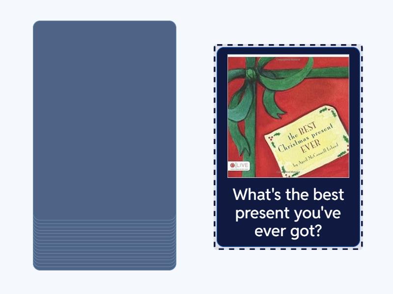 Christmas - Speaking cards