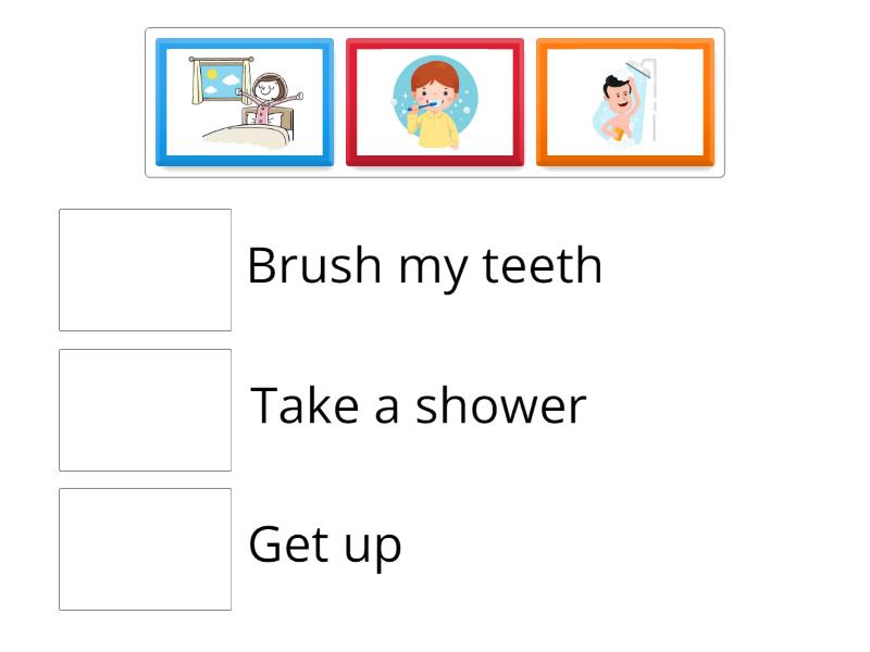 Daily Routine - Match up
