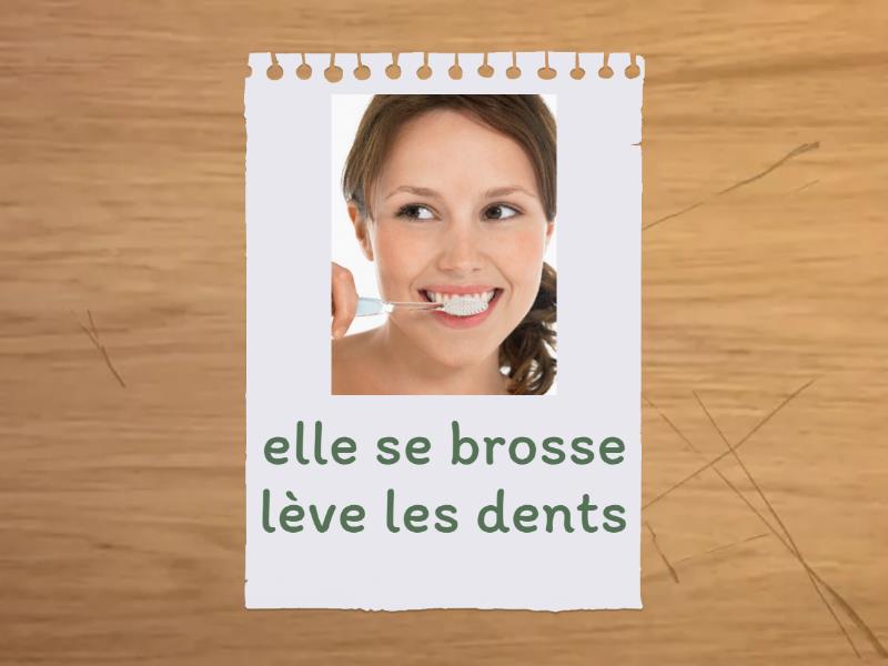 verbes pronominaux - Flash cards