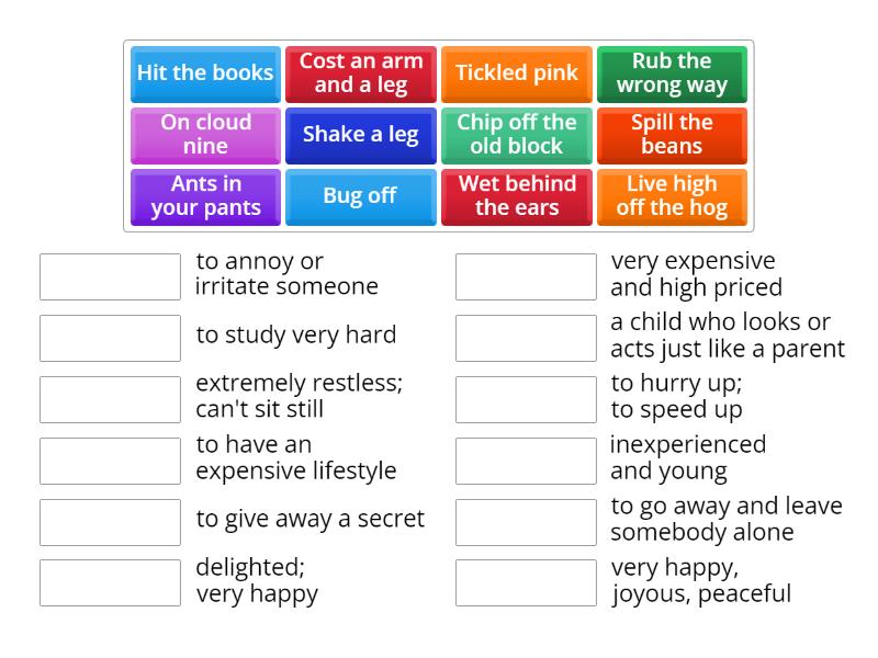 Idiom Match - Match up