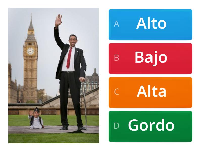 Describing people in Spanish - Quiz