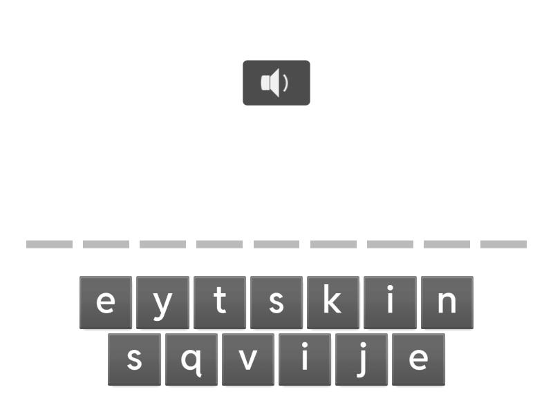 Adjective Suffixes -al, -ic, -able, -ive - Spell the word