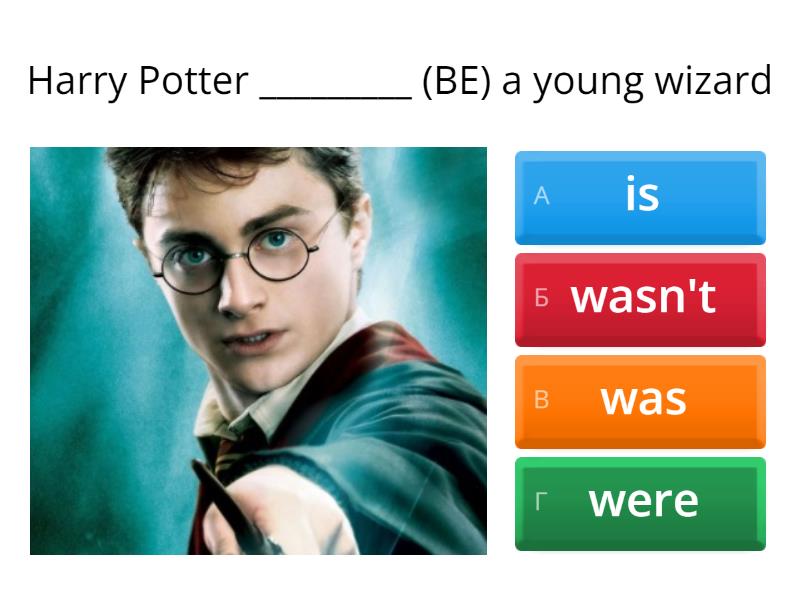 "Harry Potter" Past Simple (to be) - Quiz