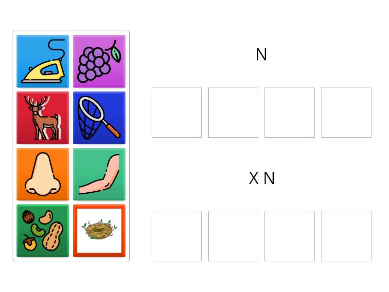 Letter N | Sorting - Group sort