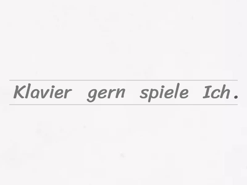 Was spielst du gern? - Unjumble