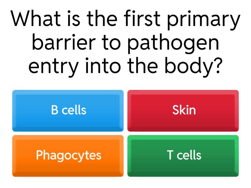 Immune system - Quiz