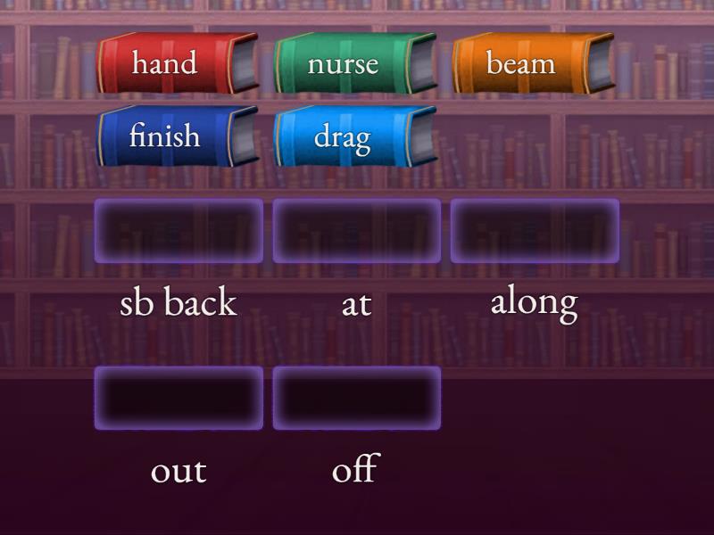 Harry Potter phrasal verbs - Match up