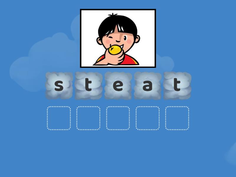 SPELLING: UNIT 6 L1 AND L2 VOCABS KINDY26_2B - Anagram