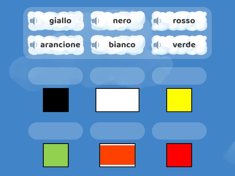 I colori in italiano - Match up