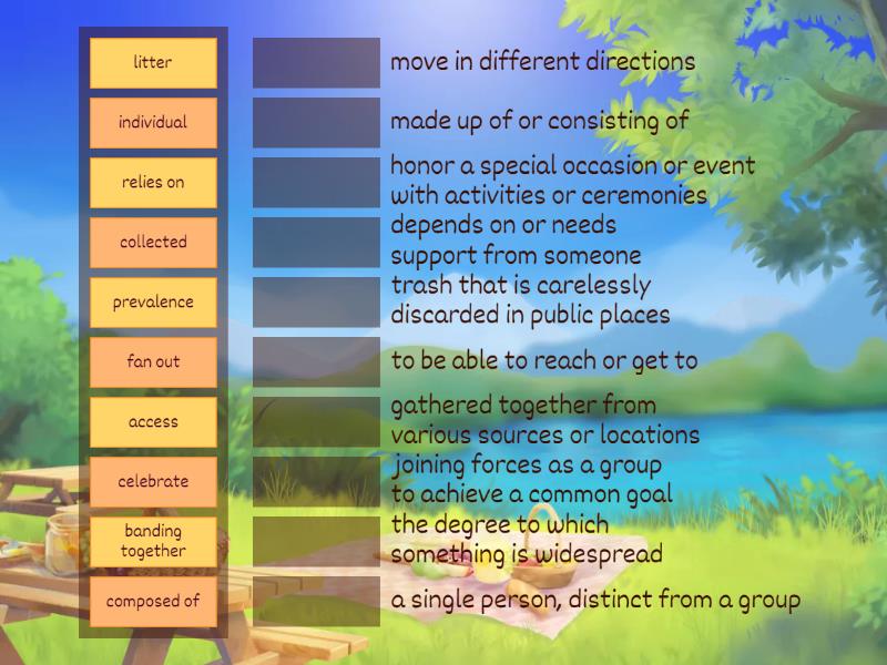 ABC Newsroom 3 - News Story 5 Vocabulary - Match up