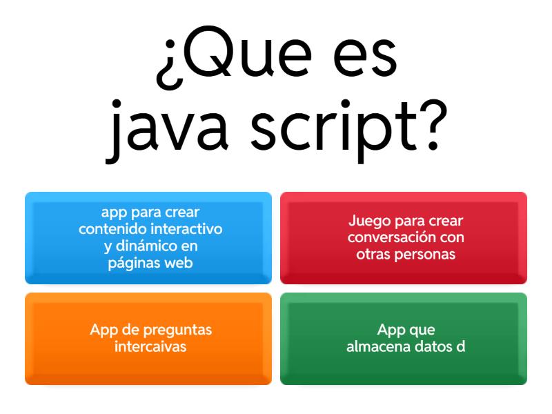 Conociendo Java Script - Quiz