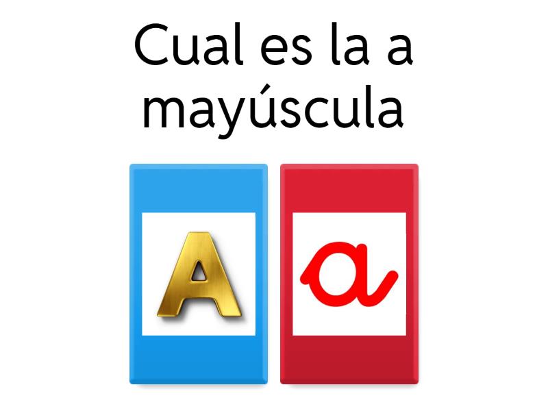 identifica las vocales mayusculas - Quiz