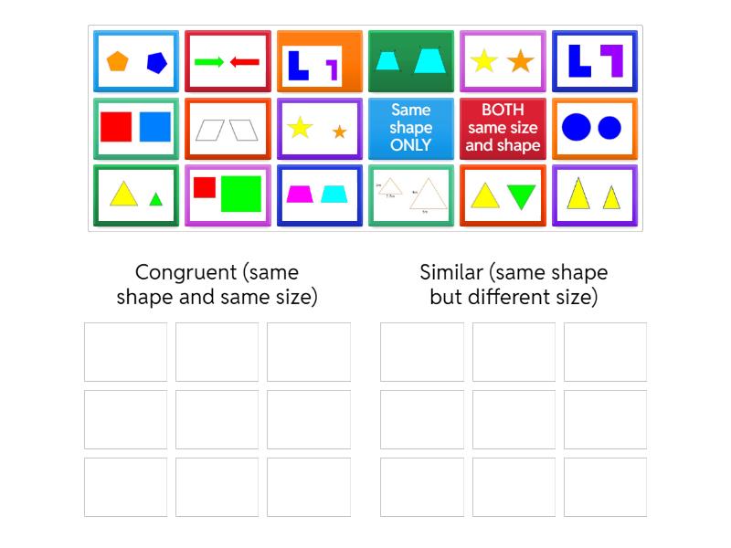 Congruent or Similar sorting - Group sort