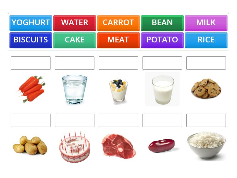 Unit 4: Food - Beehive Starter - Match up