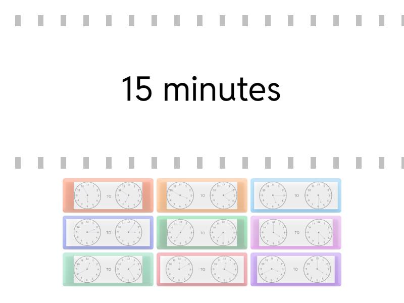 Elapsed time (5 minute intervals) - Find the match