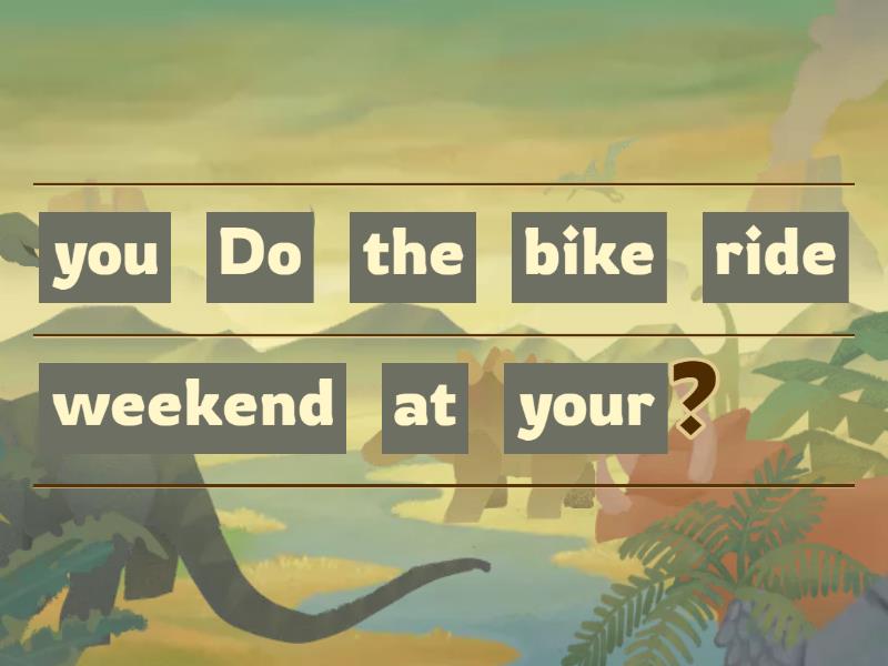 SM1 Unit 5 Do you....? Yes, I do\No, I don't PrB p. 37 ex.3 - Unjumble