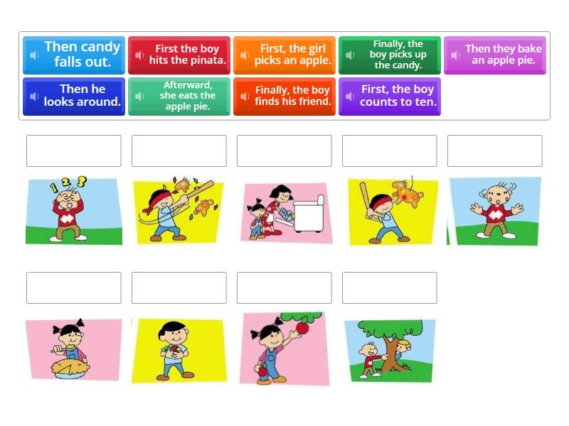 Story Sequencing - Match up