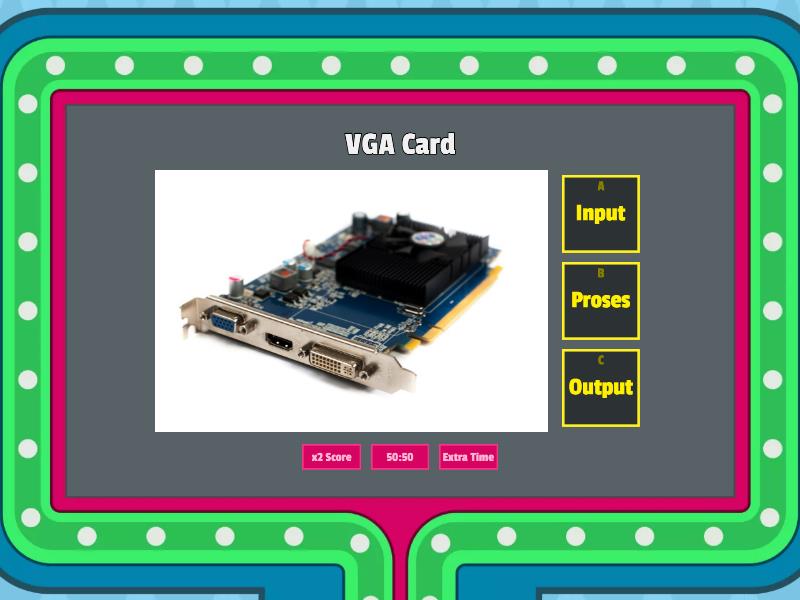 Perangkat Input-Proses-Output Komputer - Gameshow quiz