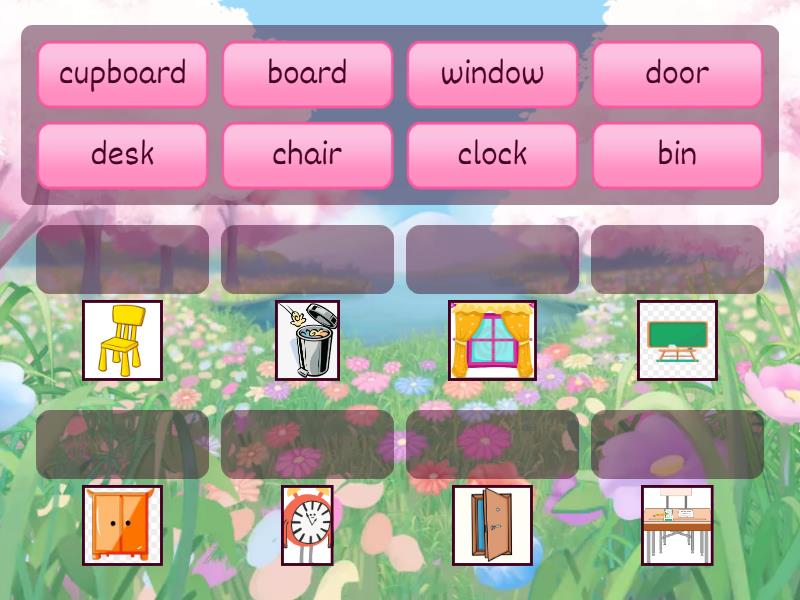 Beehive 1. Unit 1. Lesson 1. At school - Match up