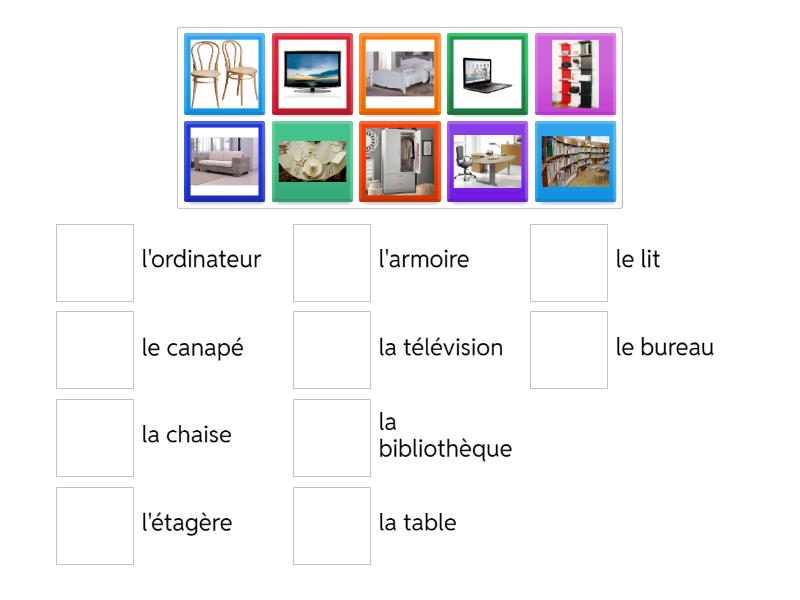 DRACO LES MEUBLES ET LES OBJETS DE LA MAISON - Une las parejas