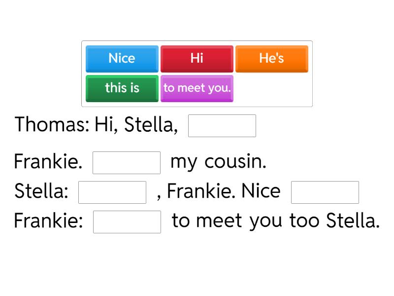 Go getter 1 Unit 1 - Complete the sentence
