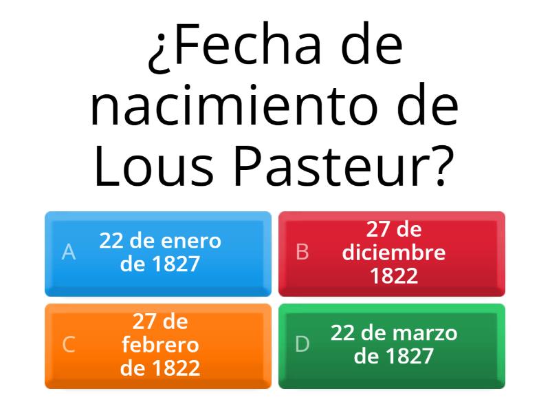 Louis Pasteur - Quiz