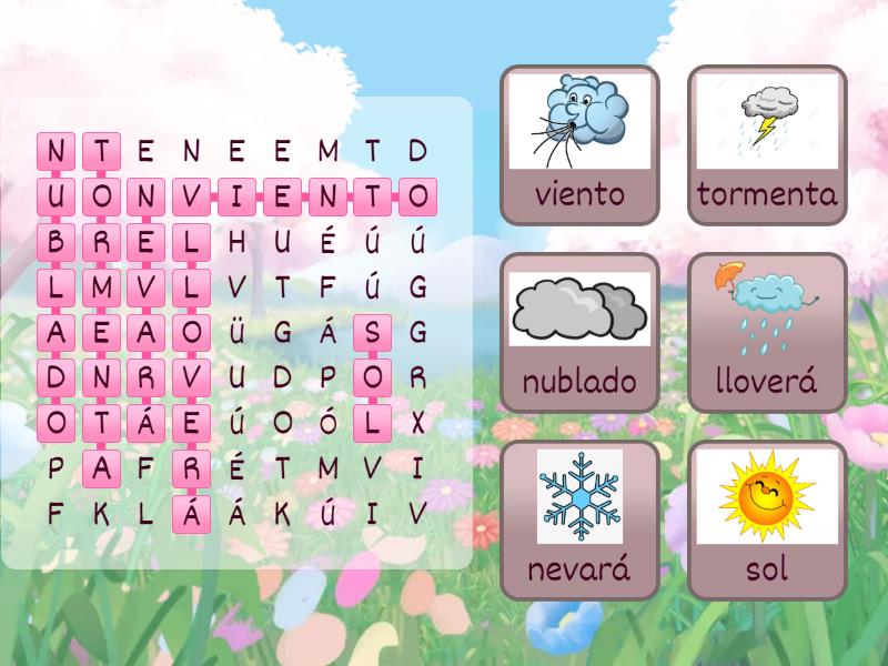 lectura - Sopa de letras