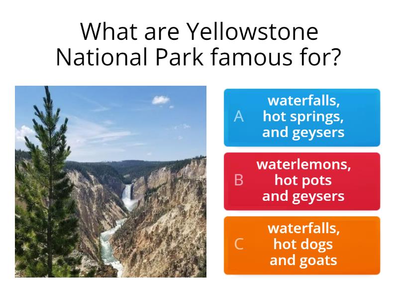 Yellowstone National Park - Quiz