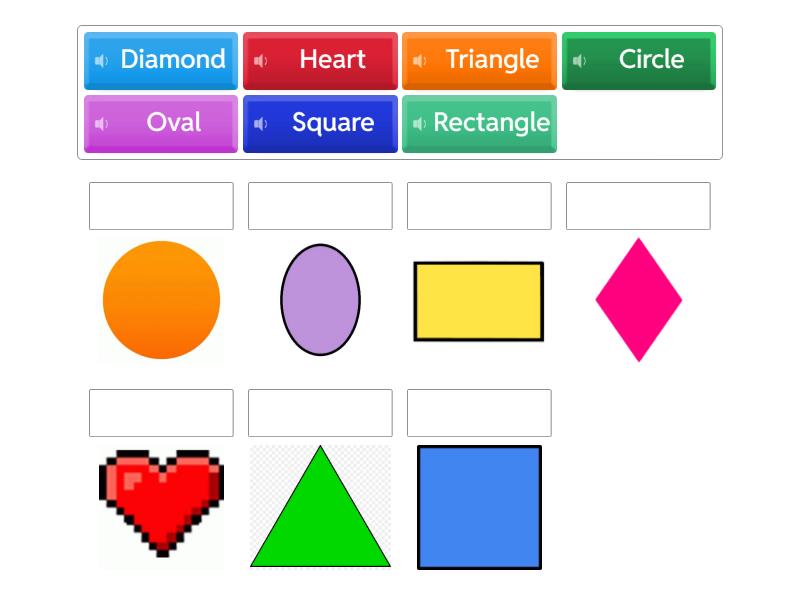 Grade 1 Maths Shapes - Match up