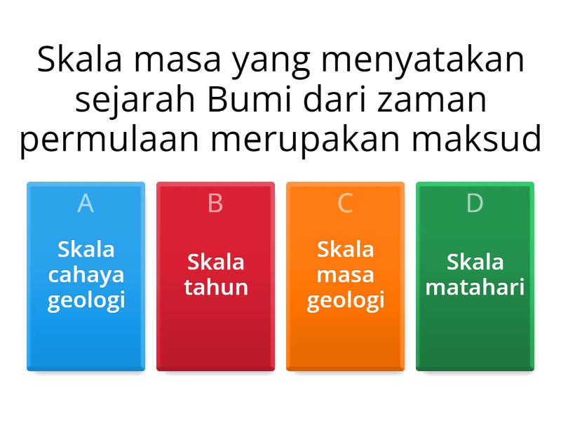 9.5 Usia Bumi - Quiz