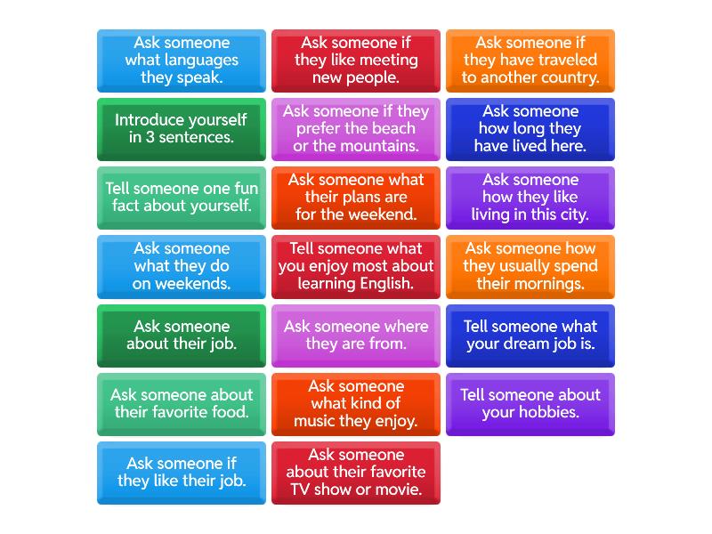 FLIP CARD PROMPTS: Students Flip the Card & Answer - Fichas giratorias