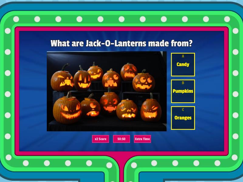 Halloween Trivia Quiz - Gameshow quiz