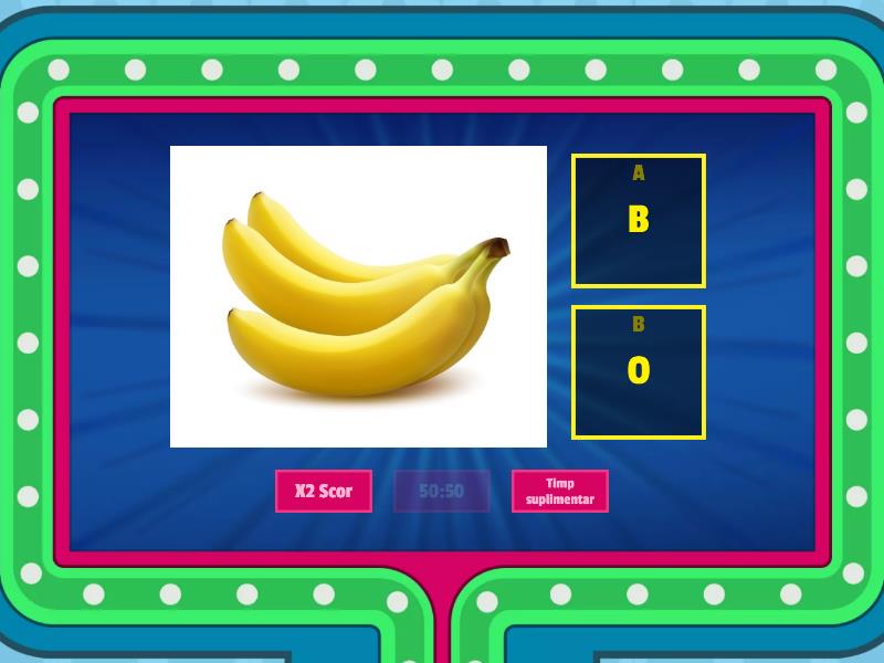 Identificare litera initiala - Gameshow quiz