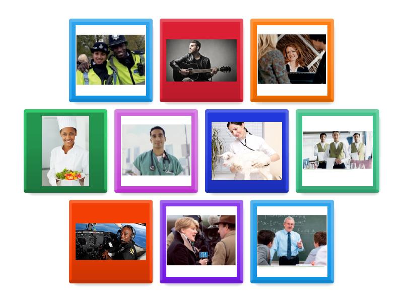 Guess the Jobs - Flip tiles