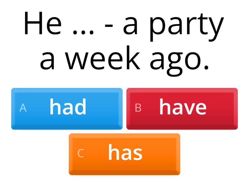 GG2, Unit 6.3. Circle the correct words - Quiz