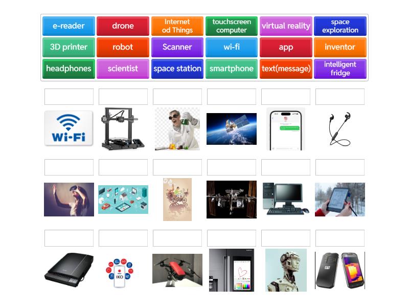 Scientific Inventions and Inventions - Match up