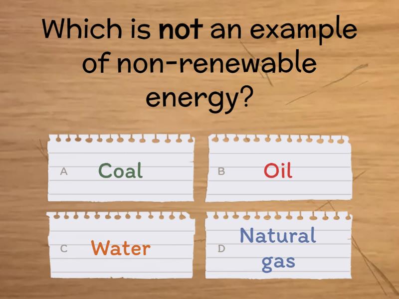 Fossil Fuels - Quiz
