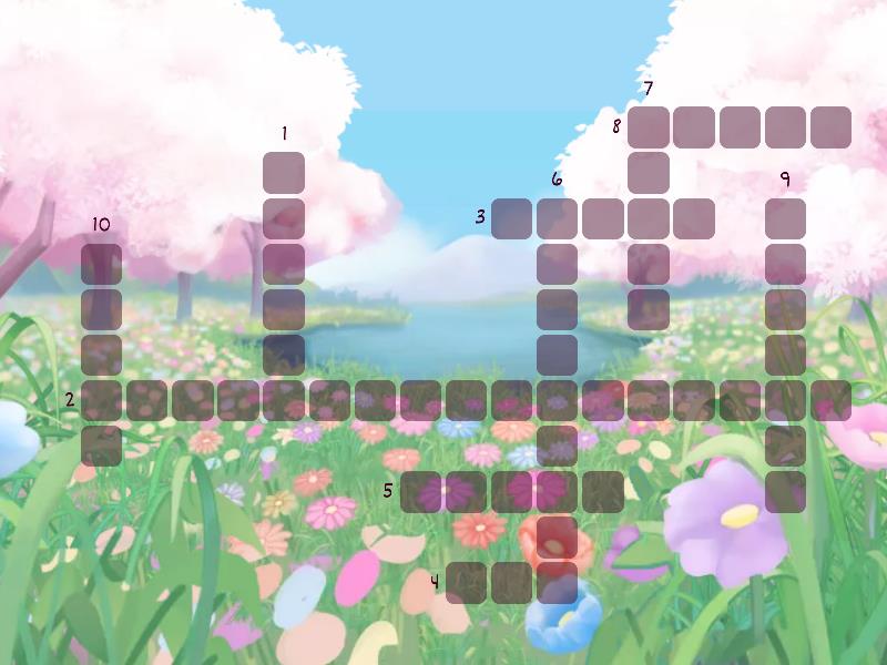 1103 Vocabulary Natural World - Crossword