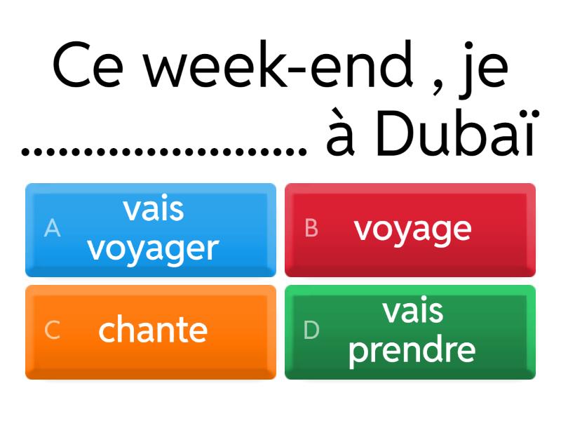 Le Futur Proche - Quiz