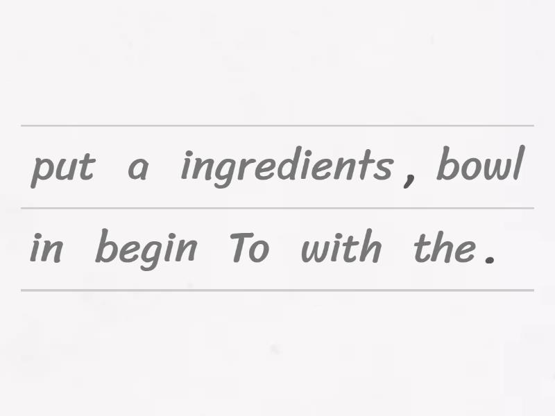 Speakout 3rd edition B2 Unit 7c - Unjumble