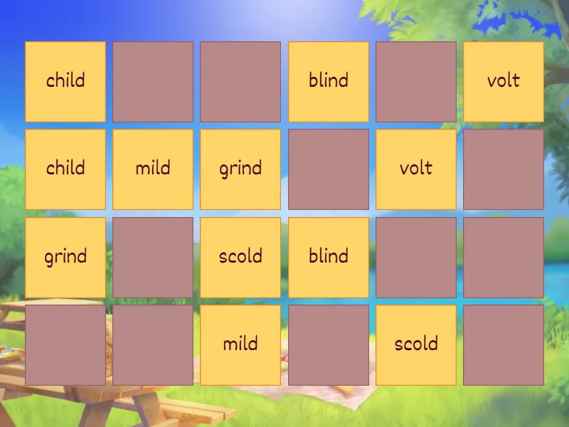 ost-ind-old-ild-olt - Matching pairs