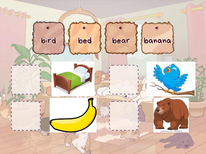 PHONICS LETTER B - EBOX - Match up