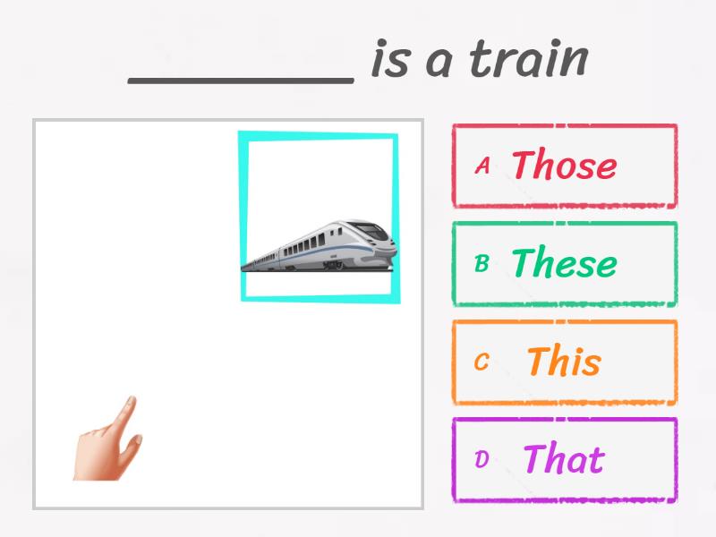 A1. Demonstrative Pronouns: This/that/these/those - Quiz