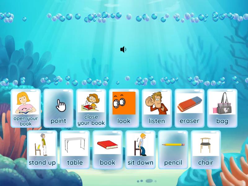 kids box starter unit 2 - Find the match