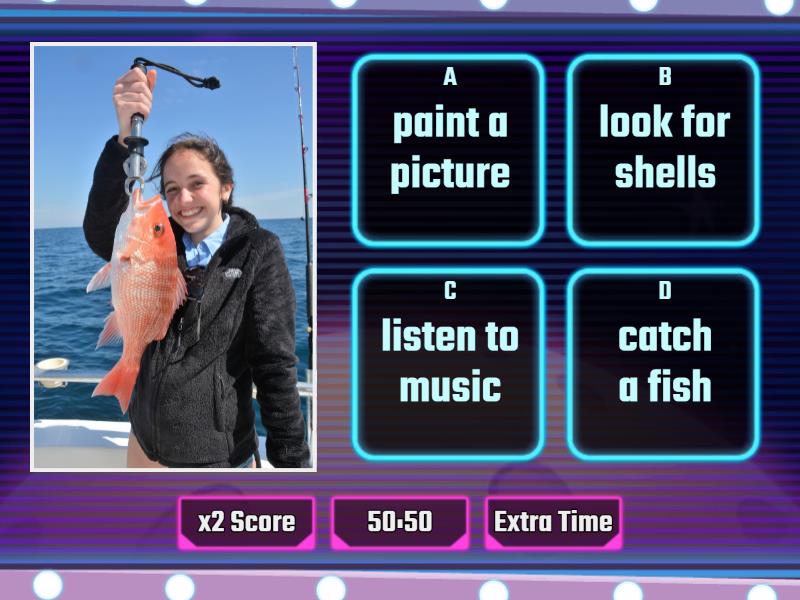 Quiz SM 1 Unit 9 At the beach - Gameshow quiz