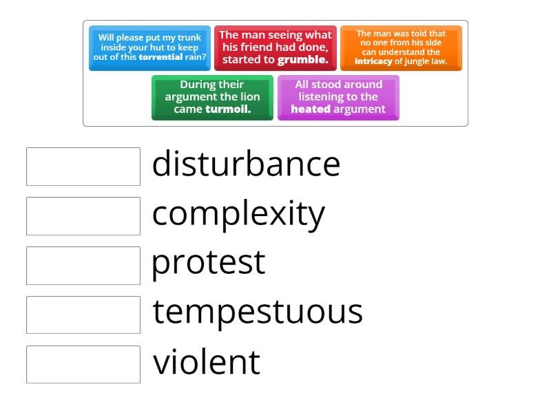 Context Clue - Match up